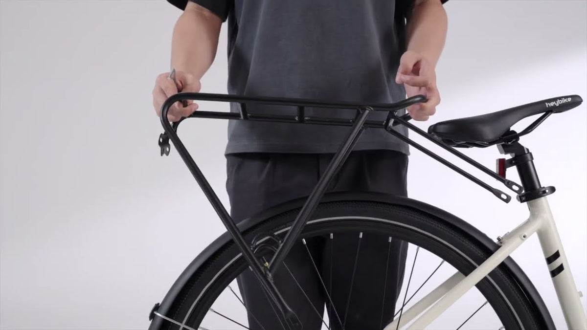 Heybike EC 1-ST | Step-by-Step Rear Rack & Basket Setup – Heybike UK